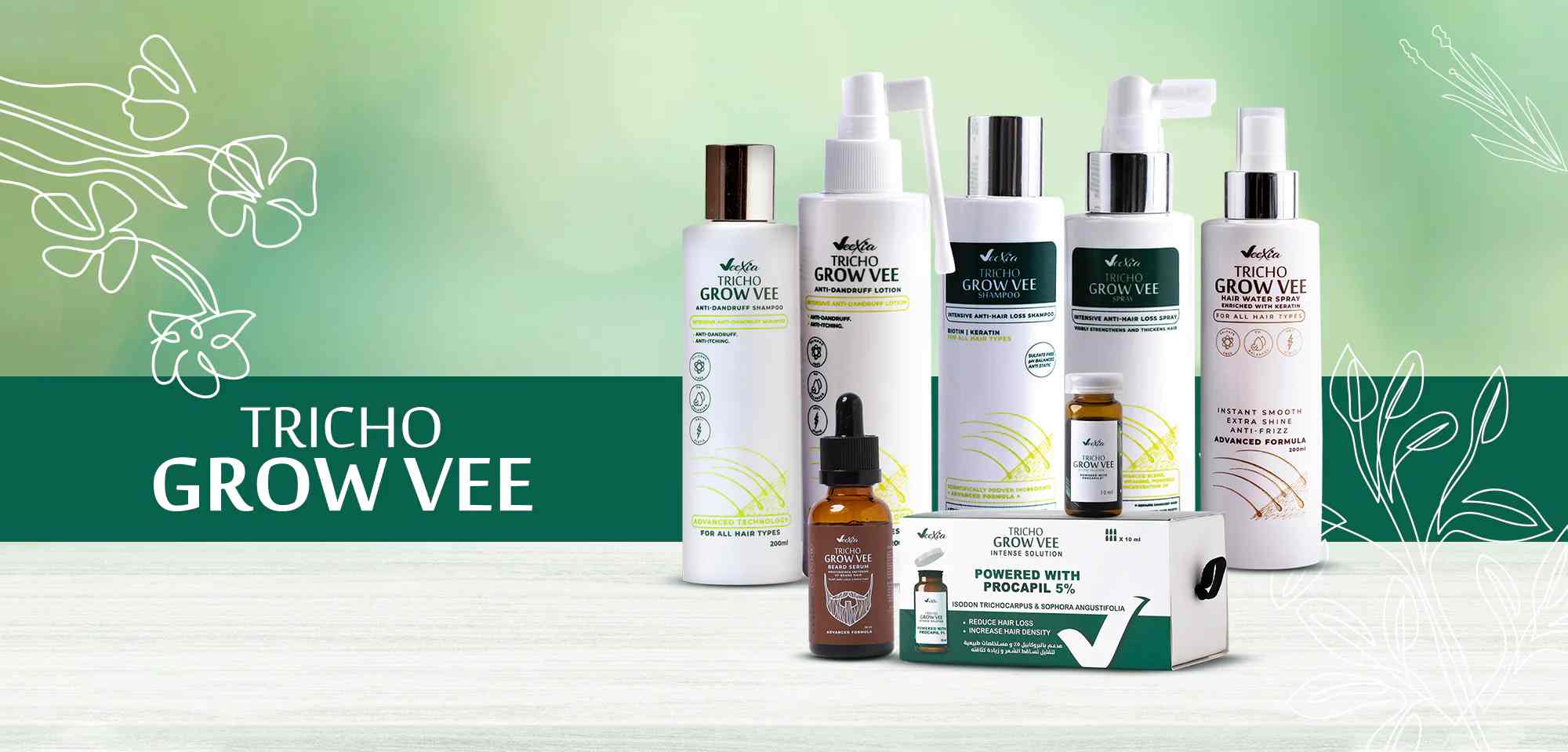 Tricho Grow Vee | Hair Loss & Dandruff Solutions | Veexia