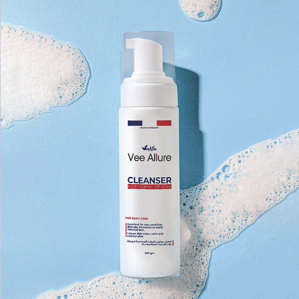 Vee Allure Cleanser Foam for Sensitive Skin | Veexia Official