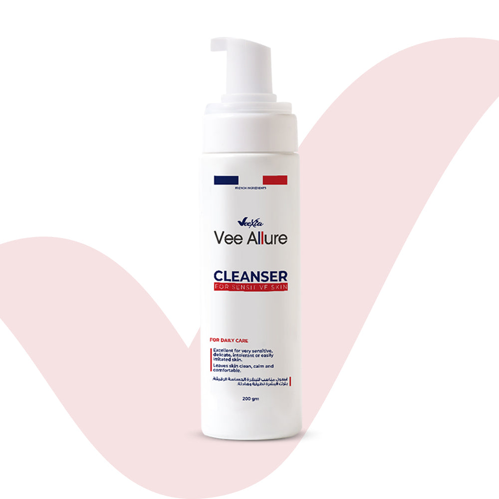 Vee Allure Cleanser Foam for Sensitive Skin | Veexia Official