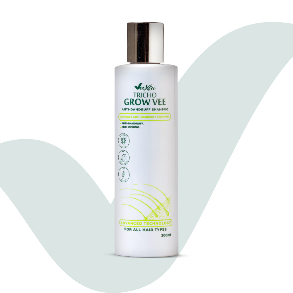 Tricho Grow Vee Anti-Dandruff Shampoo for Flake-Free Hair