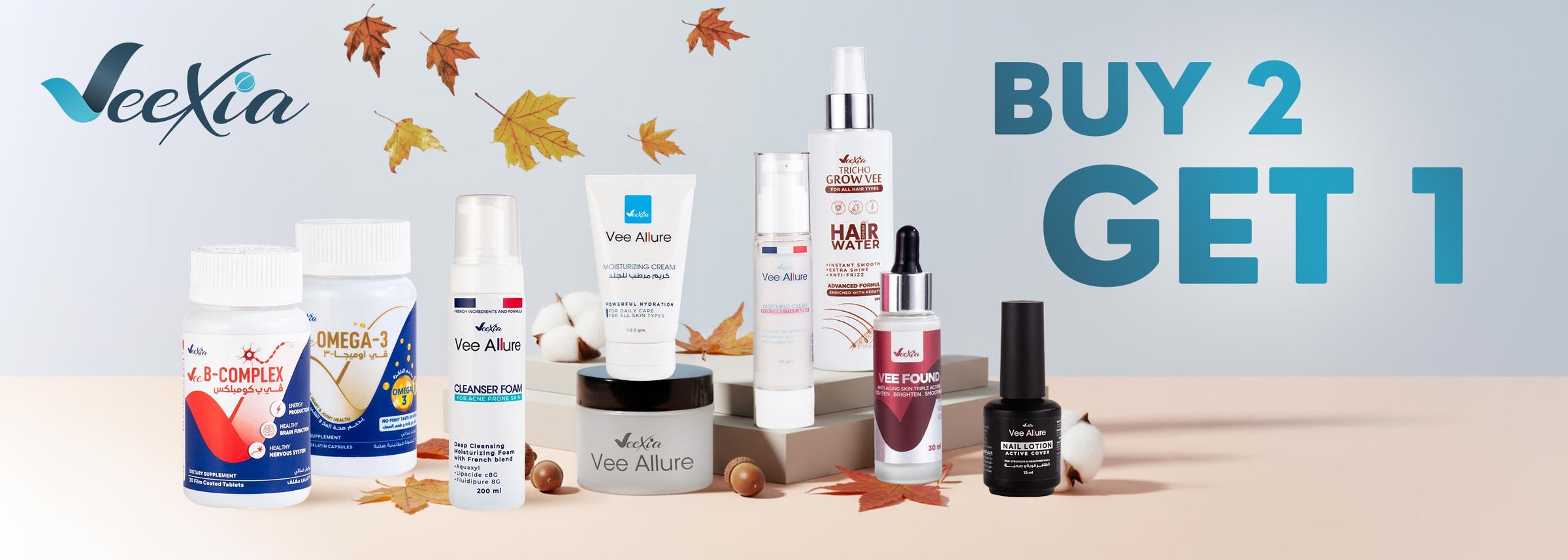 Veexia | Skincare, Haircare, Vitamins & Supplements for Total Wellness